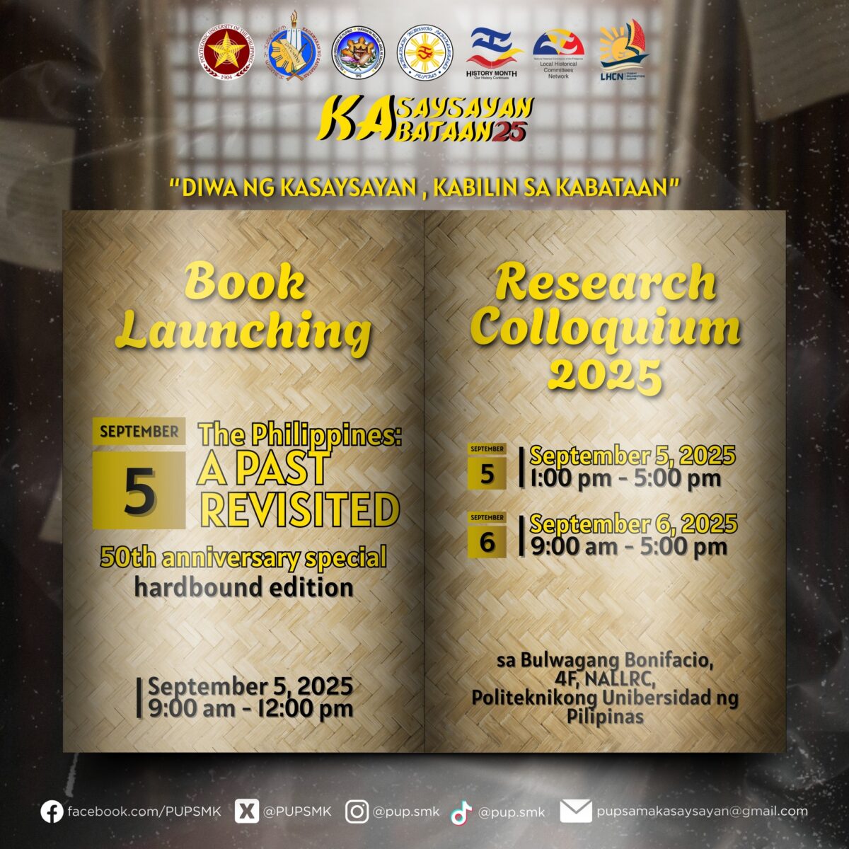 50th Anniversary Edition of The Philippines: A Past Revisited at the ...