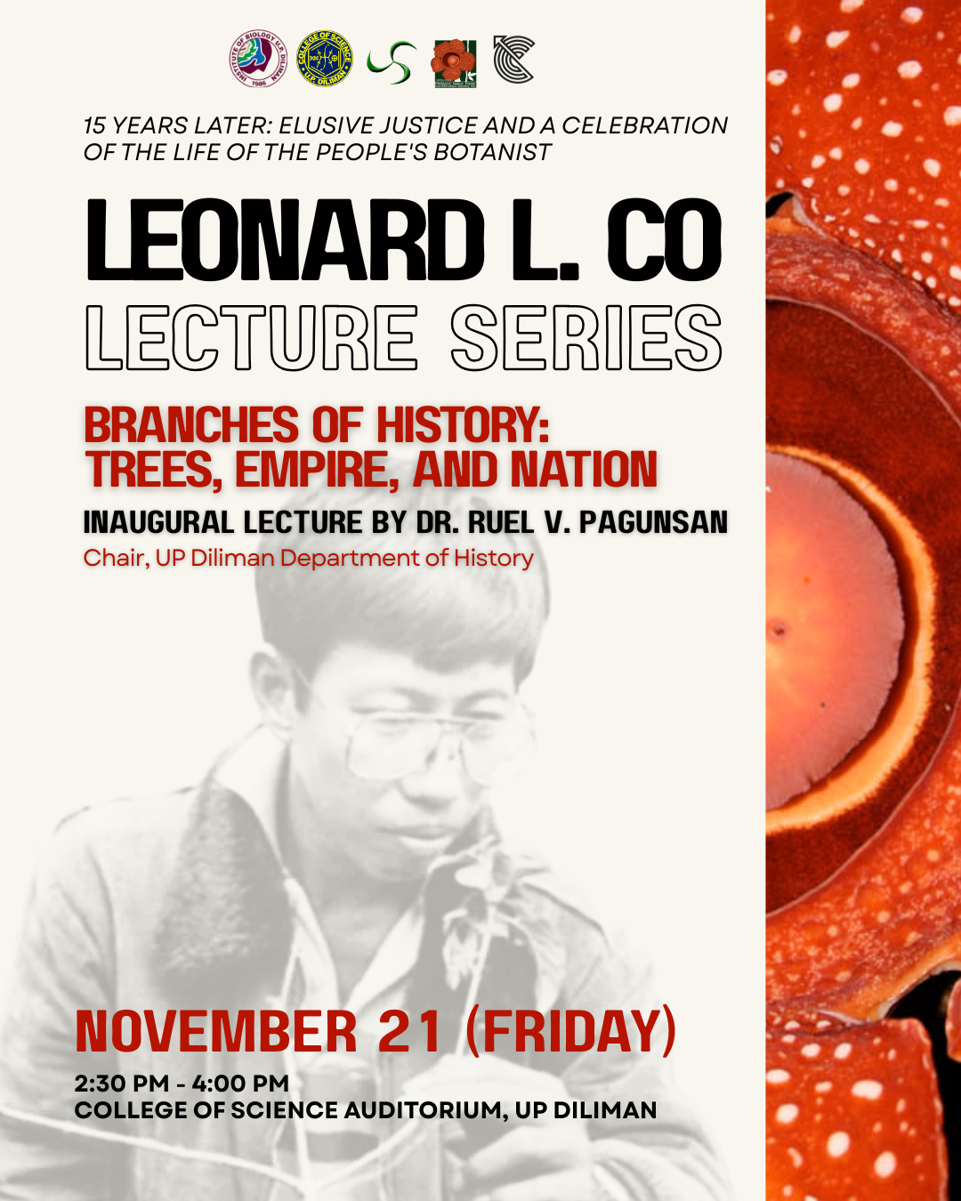 You are invited to the inaugural lecture of the Leonard L. Co Lecture ...