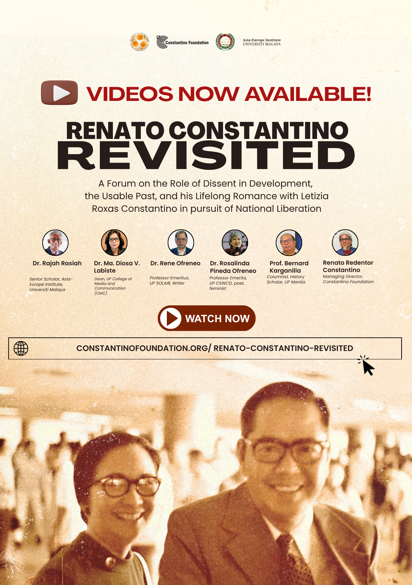 The Videos Are Now Available — Renato Constantino Revisited ...
